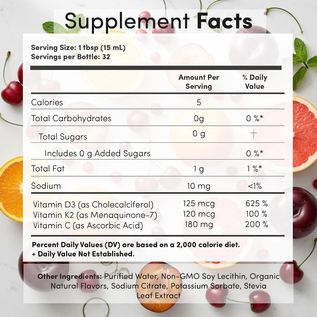 Mega-Liposomal vitamin D with vitamin C