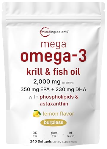 Mega Omega-3 fish oil softgels