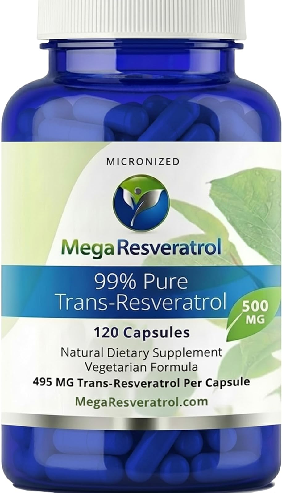 Mega Resveratrol 500 mg veggie caps