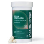 Mega-Strain probiotics for digestive health