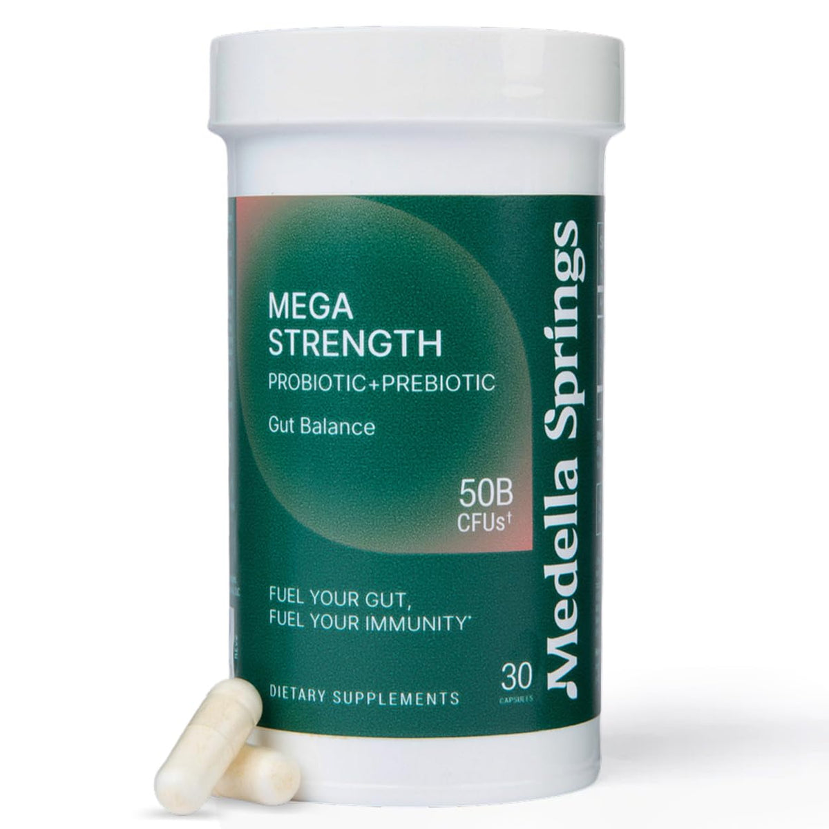 Mega-Strain probiotics for digestive health