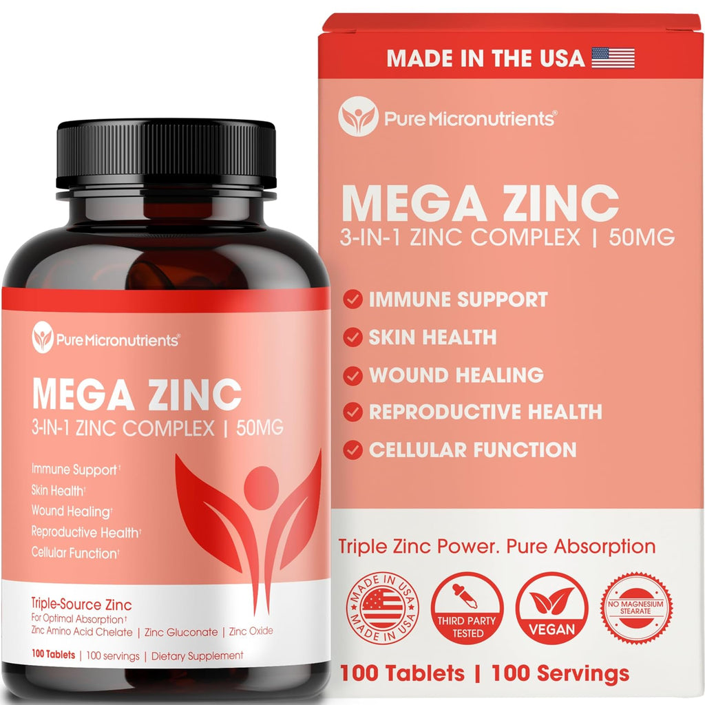 Mega Zinc 50 mg tablets for immunity