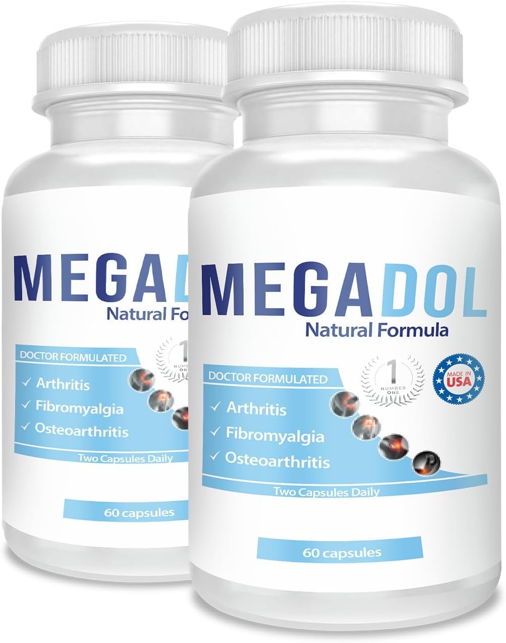 Megadol glucosamine joint support capsules