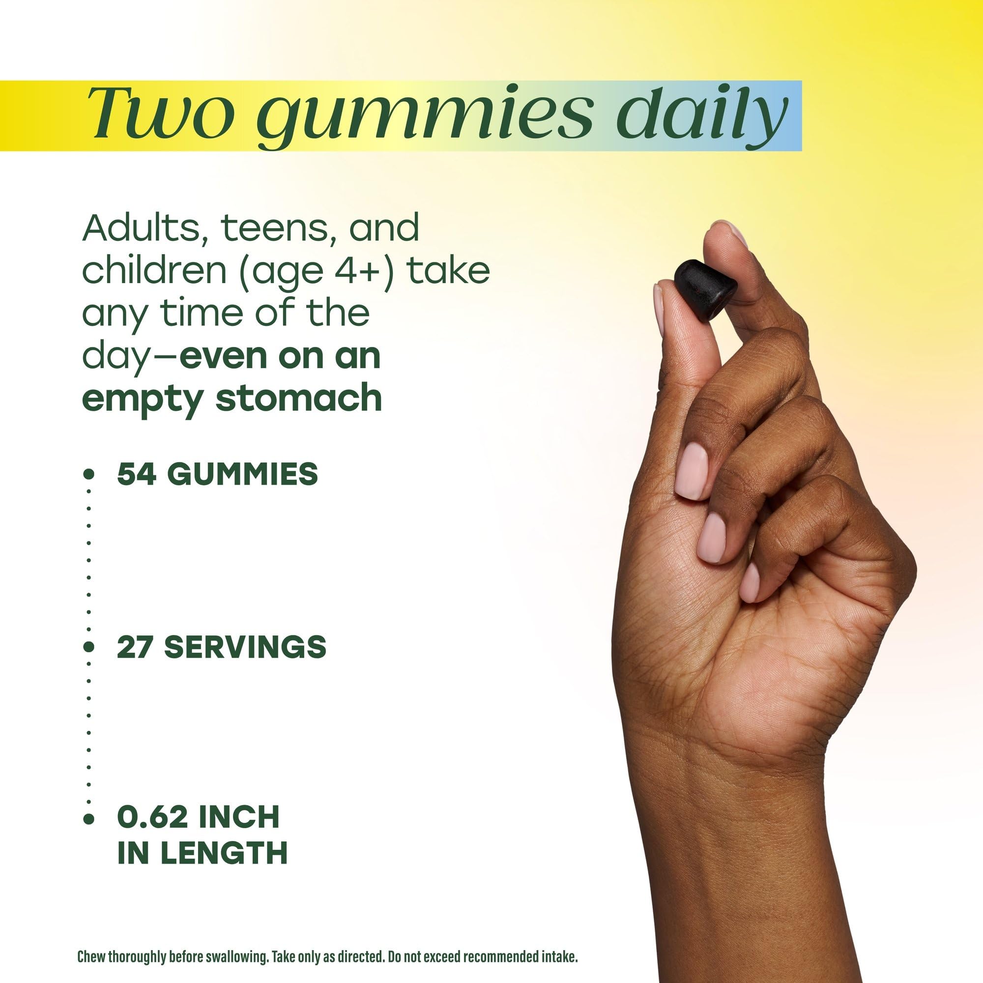 MegaFood elderberry gummies for everyday use