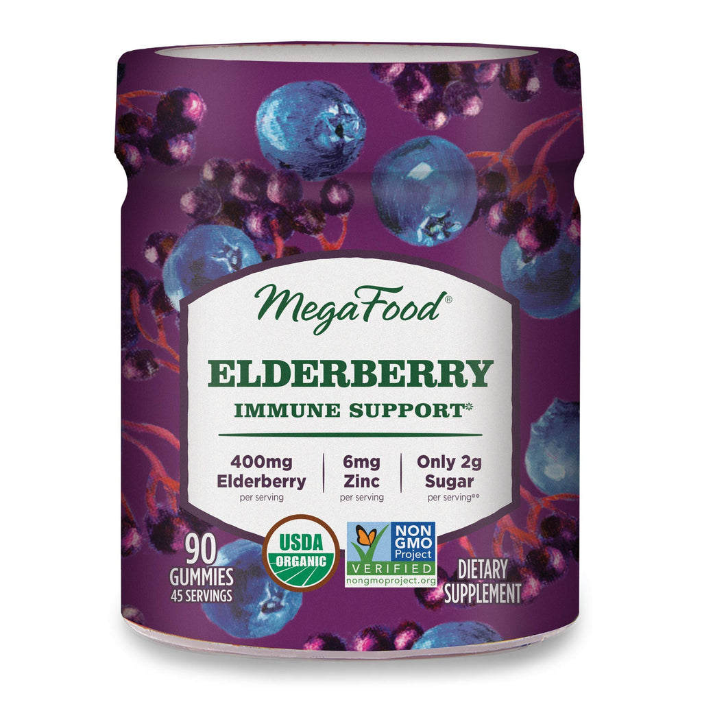 MegaFood elderberry immune support gummies