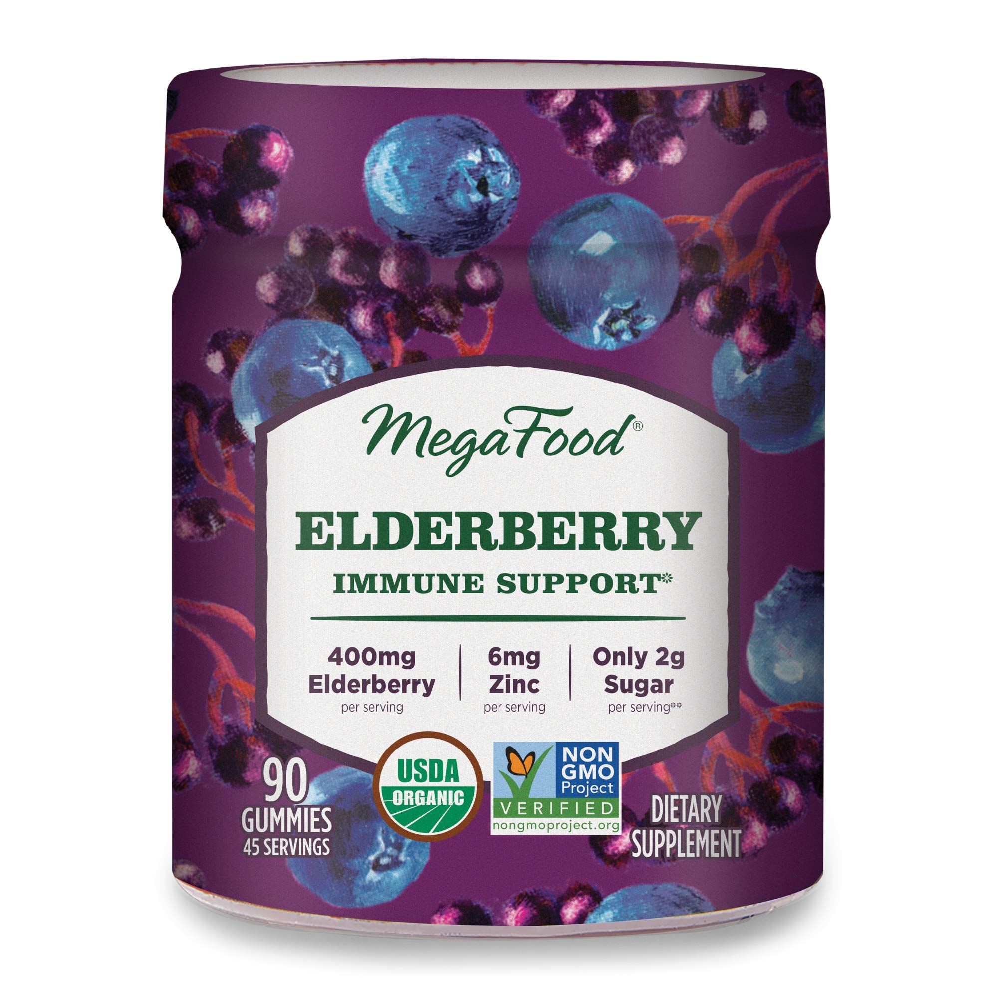 MegaFood elderberry immune support gummies