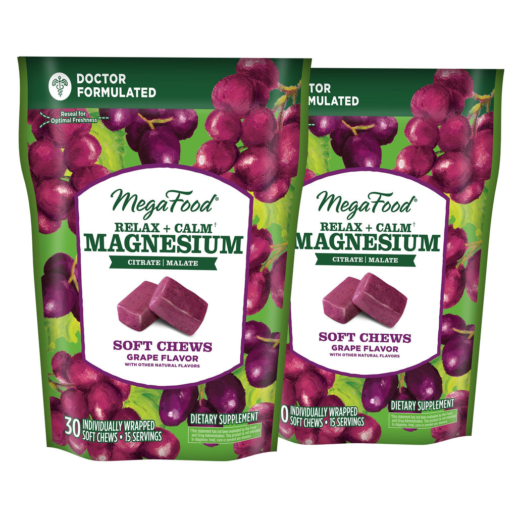 MegaFood magnesium chews for relaxation