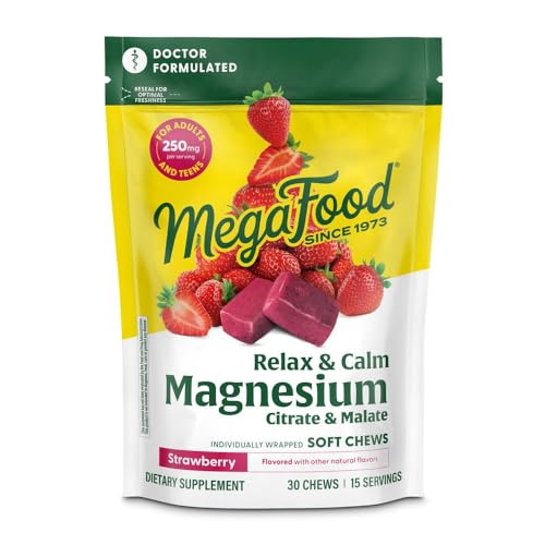 MegaFood magnesium chews for relaxation