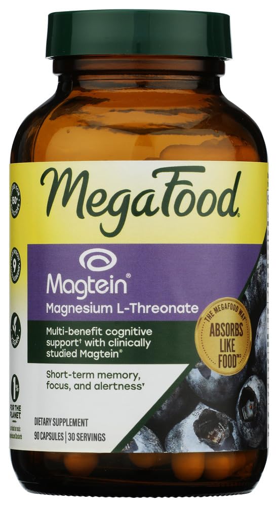 MegaFood magnesium L-Threonate capsules for relaxation