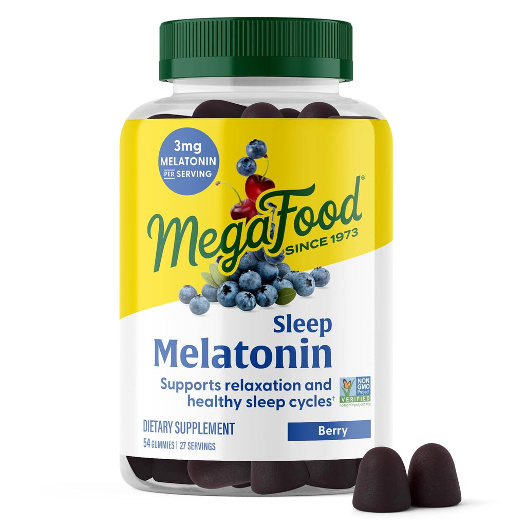 MegaFood melatonin gummies for restful sleep