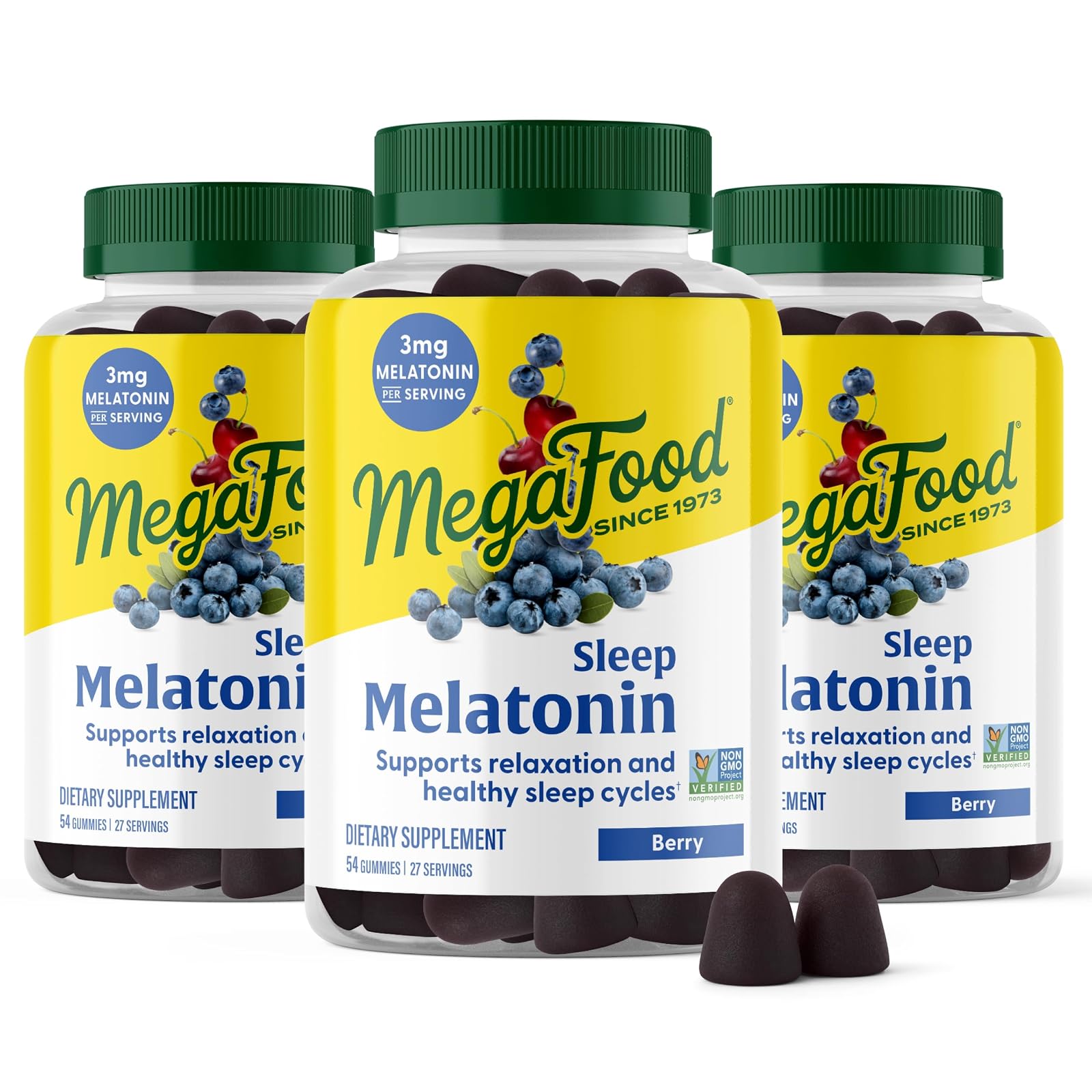MegaFood Melatonin Gummies for restful sleep