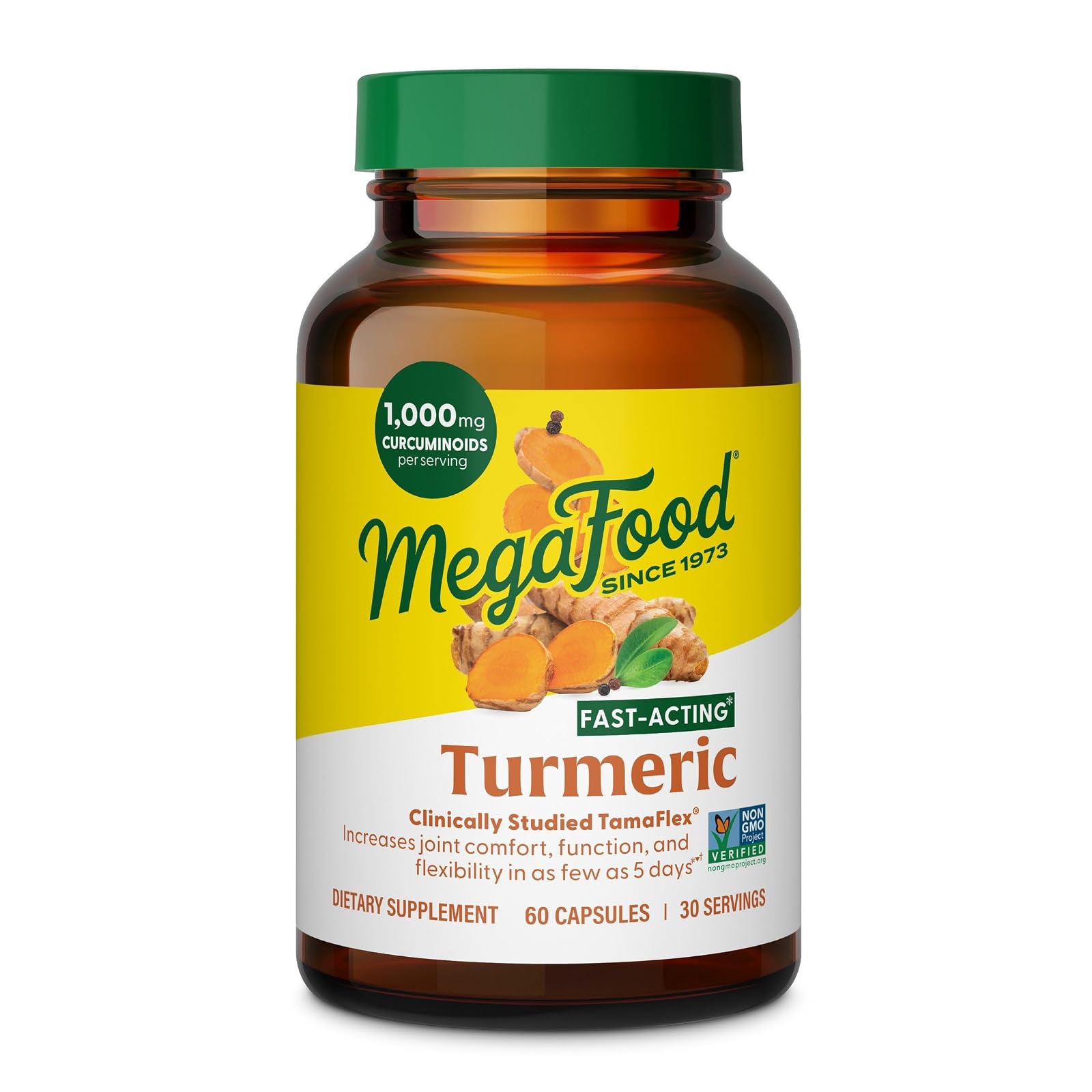 MegaFood turmeric curcumin capsules