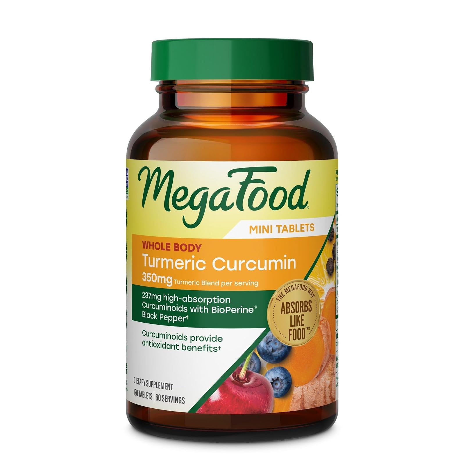 MegaFood turmeric curcumin mini tablets