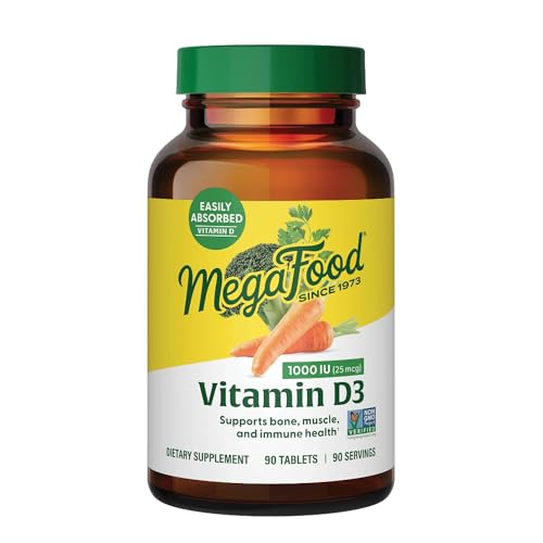 MegaFood Vitamin D3 1000 IU tablets