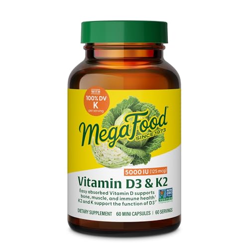 MegaFood vitamin D3 K2 capsules