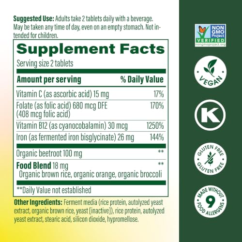 MegaFood vitamins for healthy iron levels
