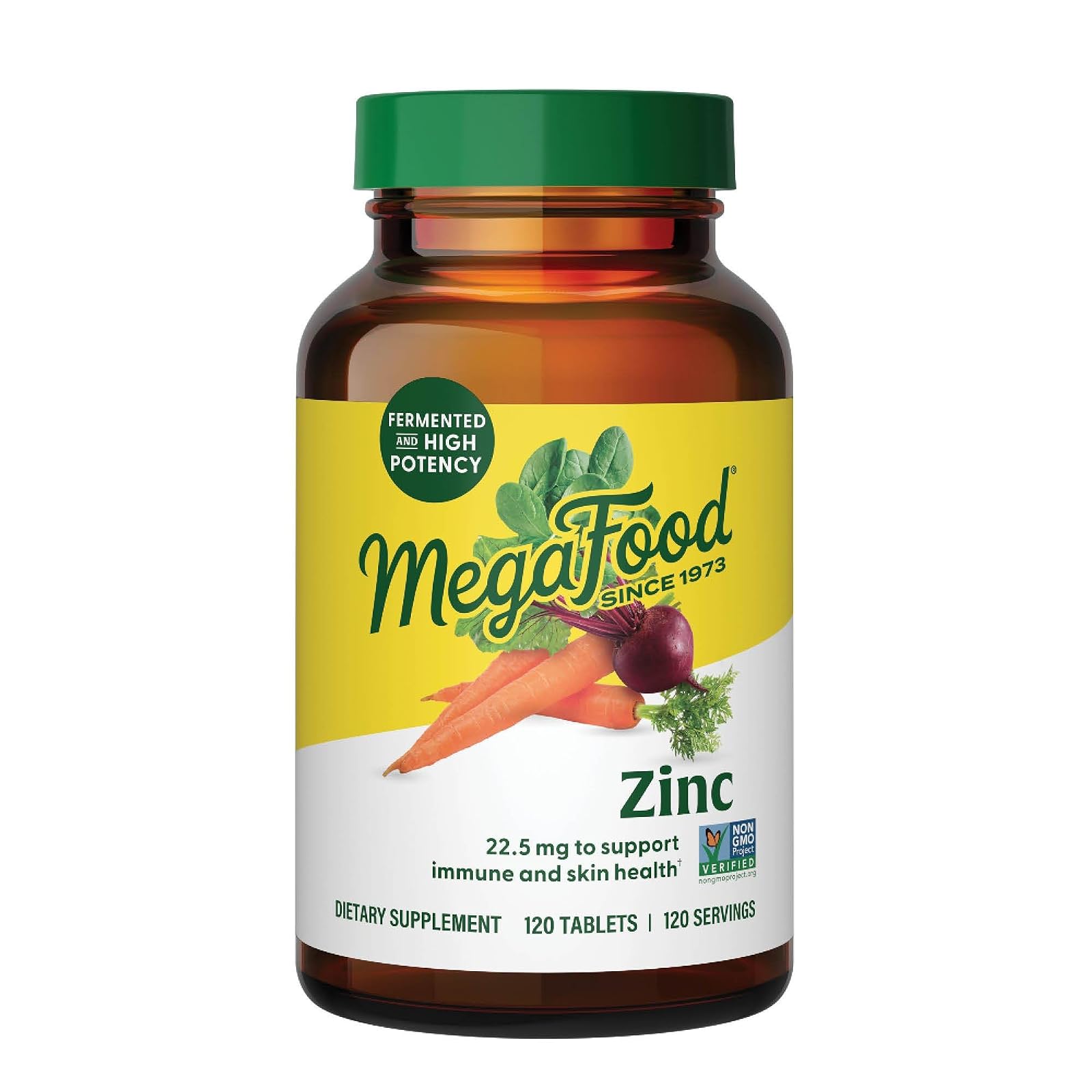 MegaFood Zinc Bisglycinate 25 mg tablets