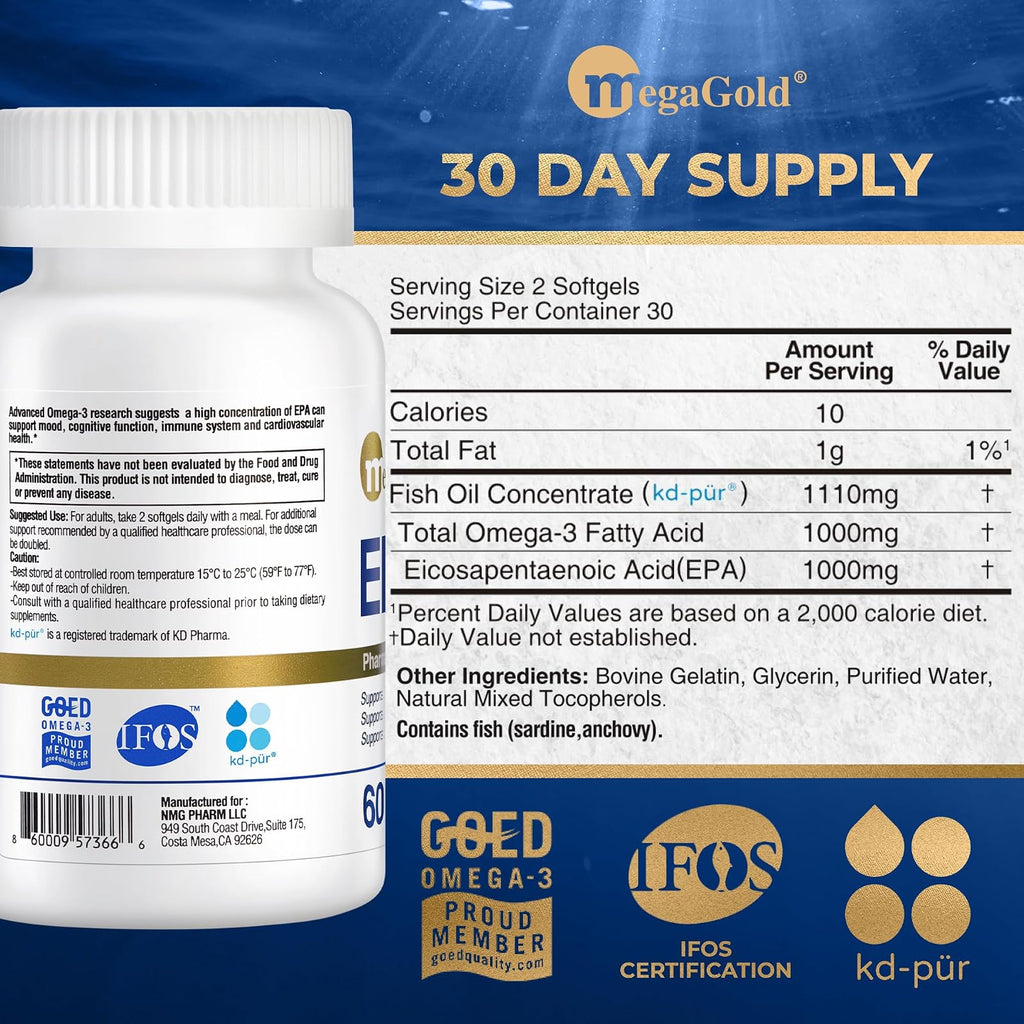MegaGold omega 3 benefits