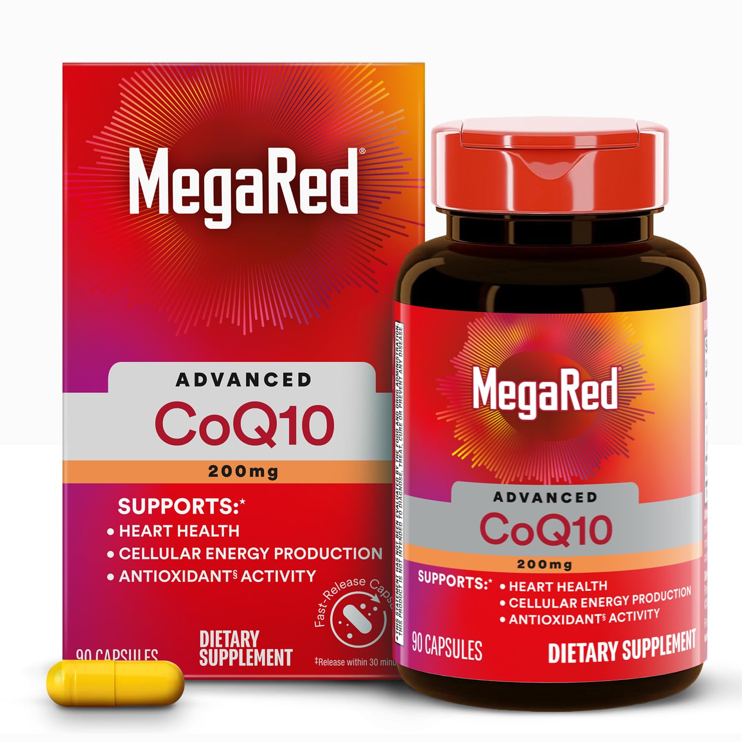 MegaRed CoQ10 200 mg softgels