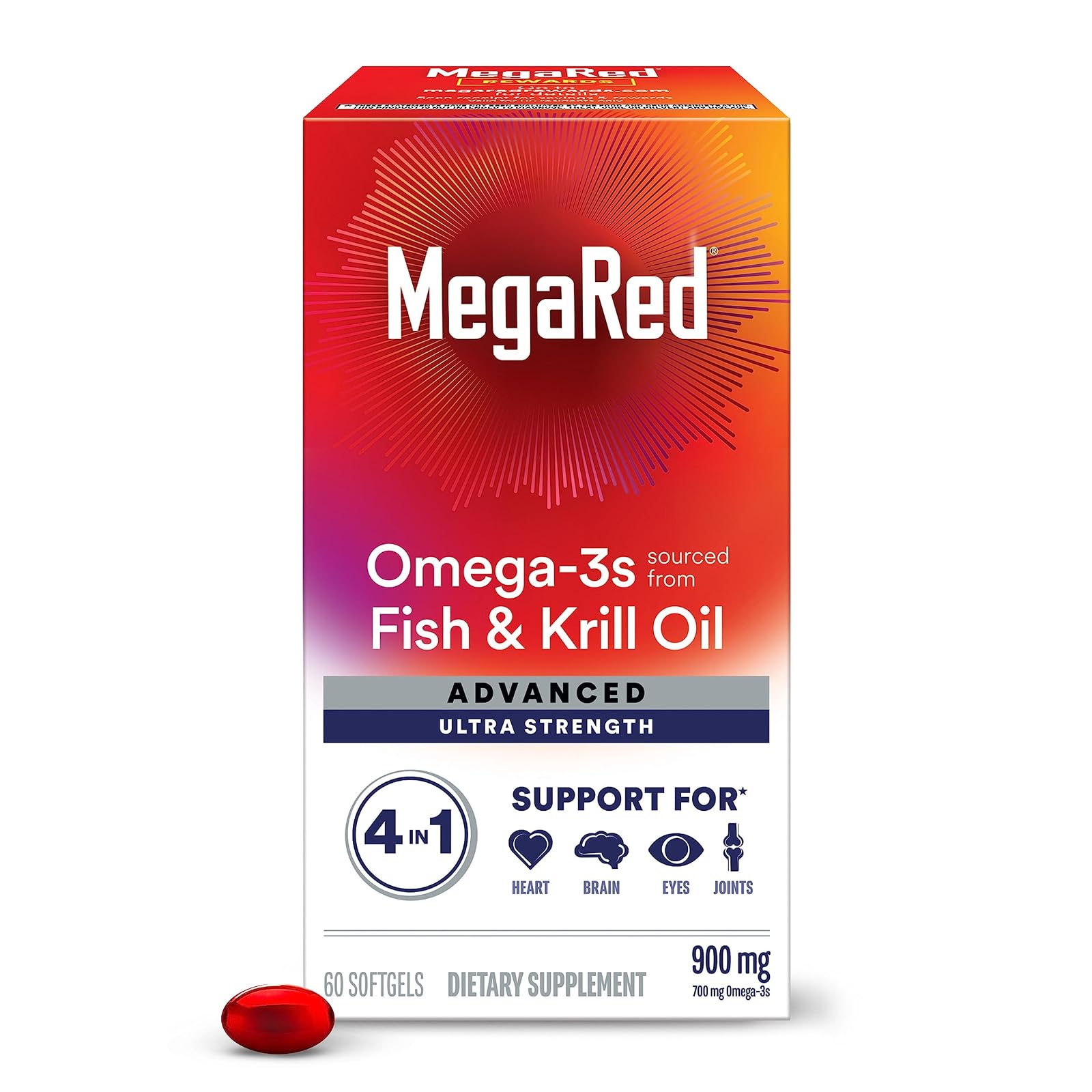MegaRed fish oil for heart health