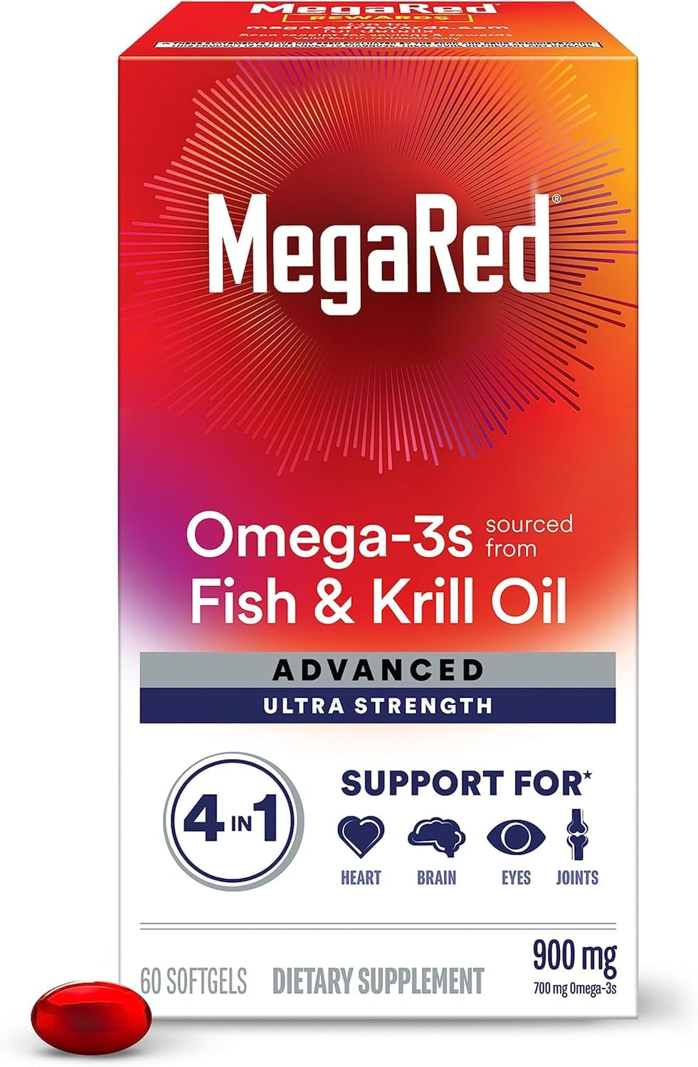 MegaRed fish oil for heart health