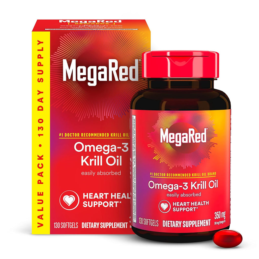 MegaRed krill oil softgels