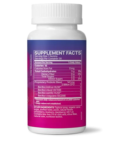 MegaSporeBiotic gummies for gut balance