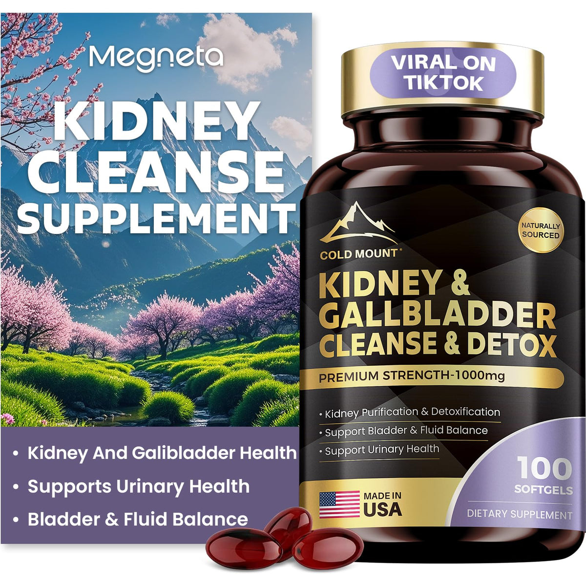MEGNETA kidney supplement for wellness