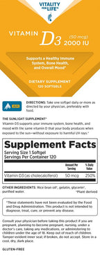 Melaleuca Vitamin D3 for immune support