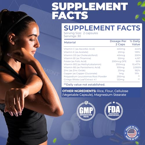 melanin enhancing vitamin and mineral blend