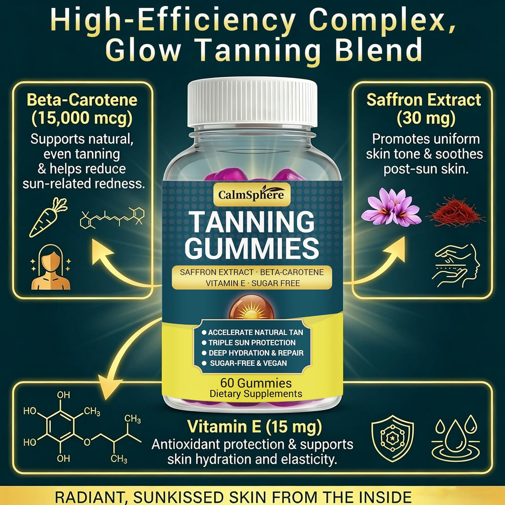 Melanin supplement with beta carotene benefits