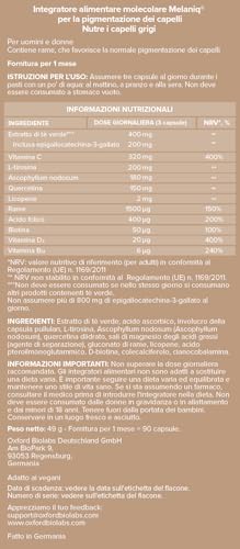 Melaniq anti-gray hair formula