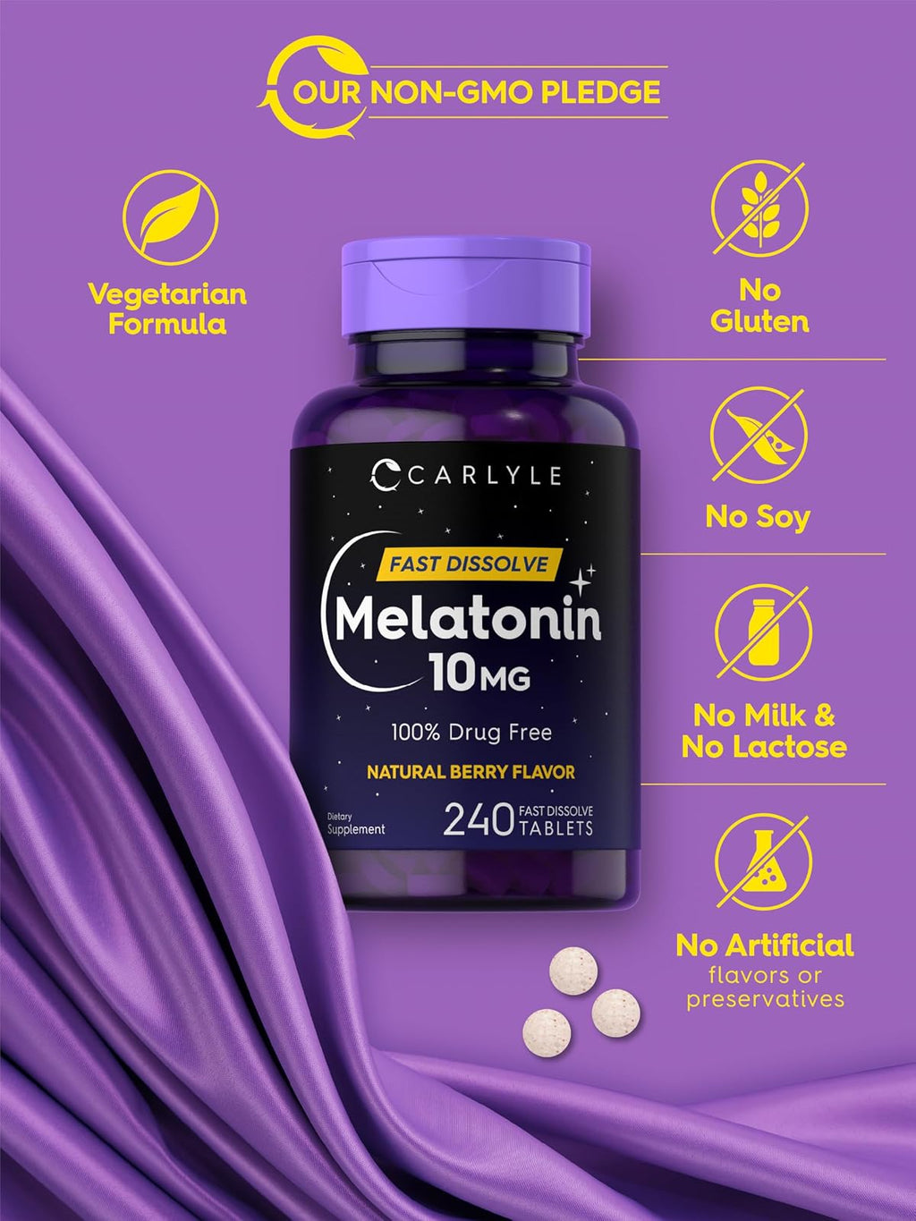 Melatonin 10mg for better sleep quality
