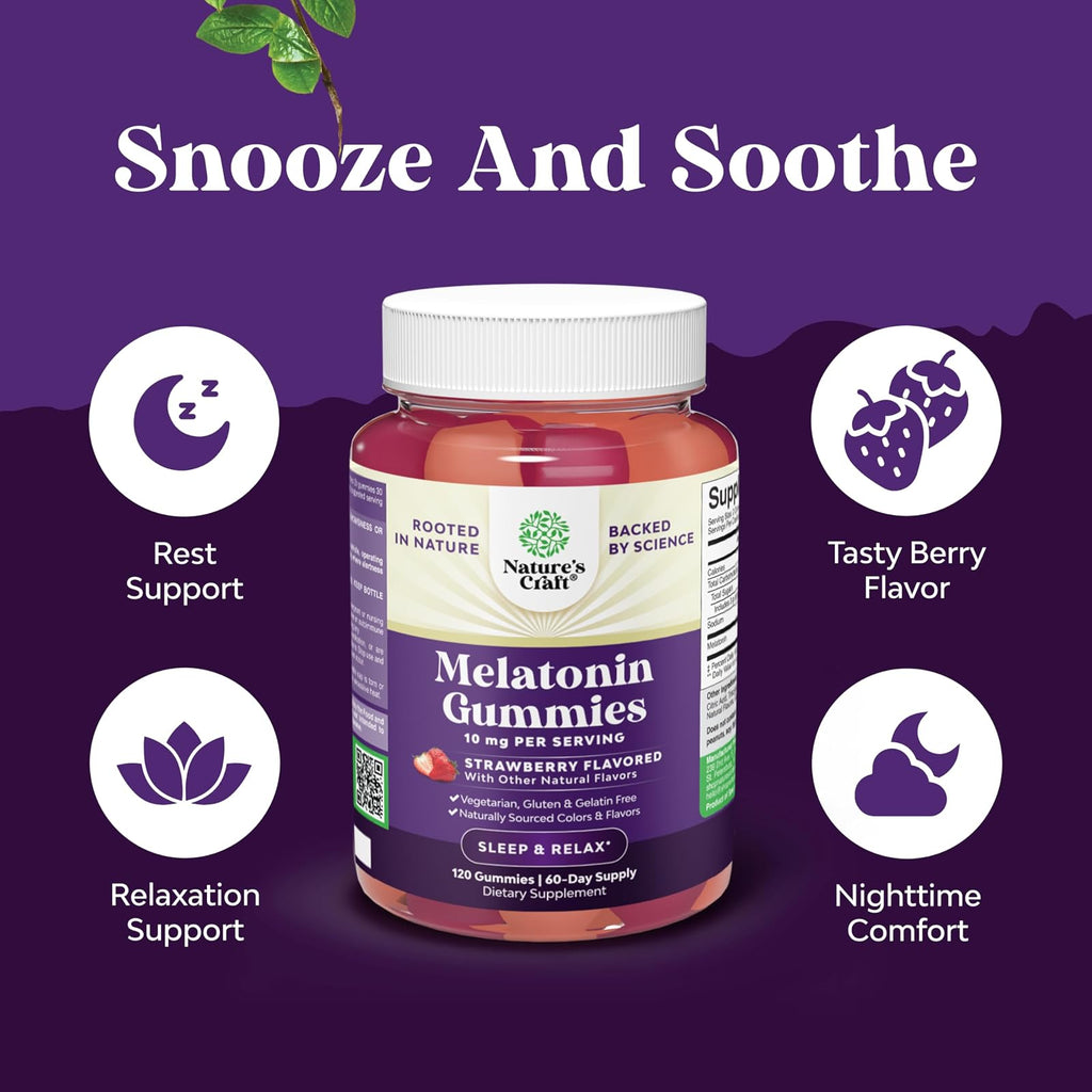 melatonin 10mg for better sleep quality