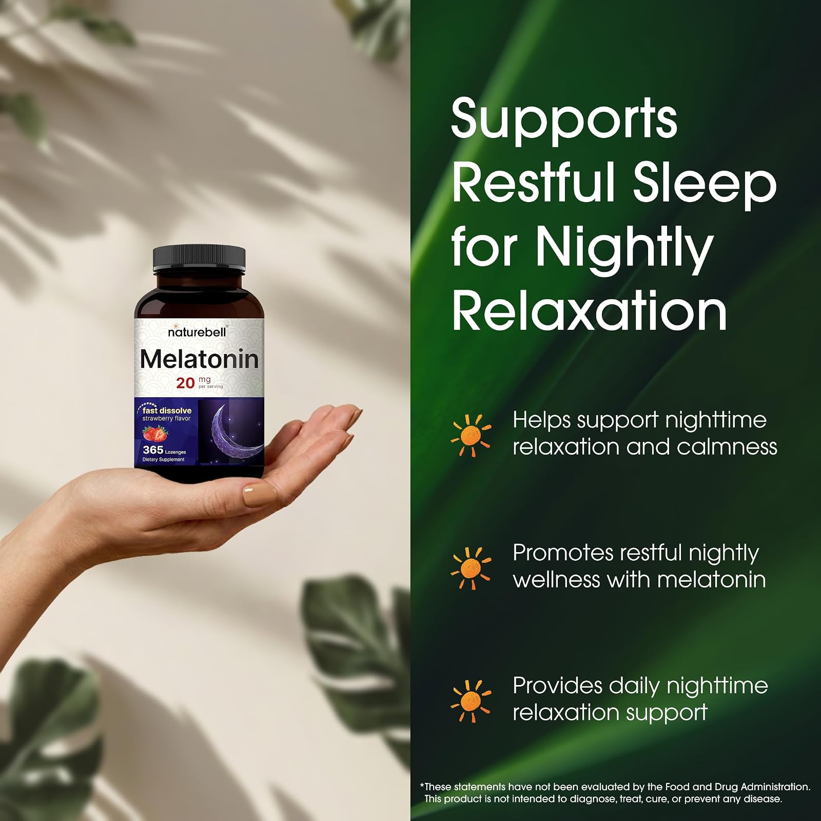 Melatonin 10mg for improved sleep quality