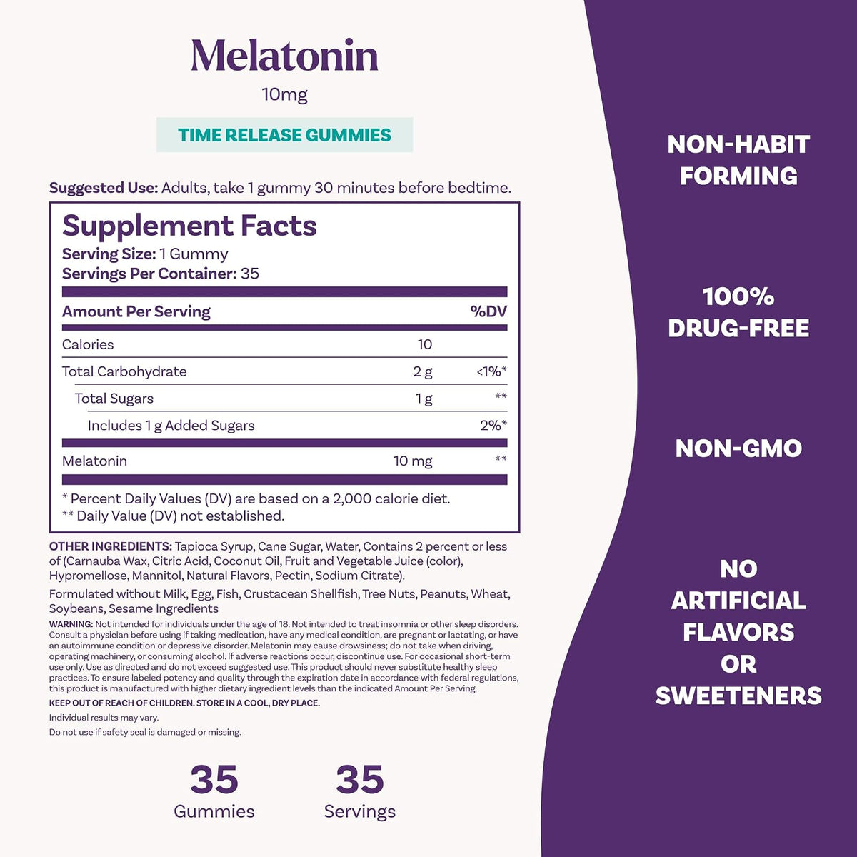 melatonin 10mg for restful nights