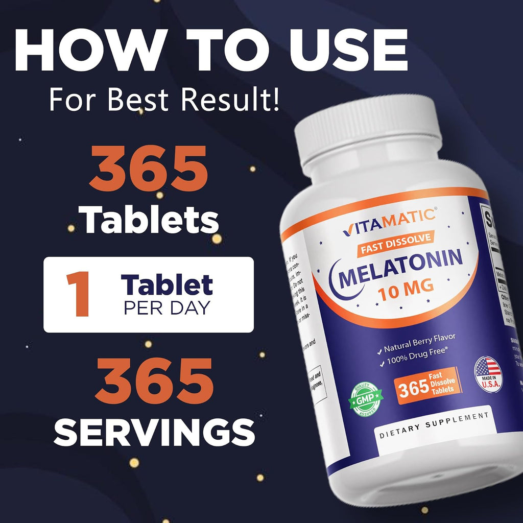 melatonin 10mg for sleep support