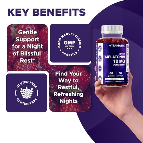 Melatonin 10mg gummies for better sleep
