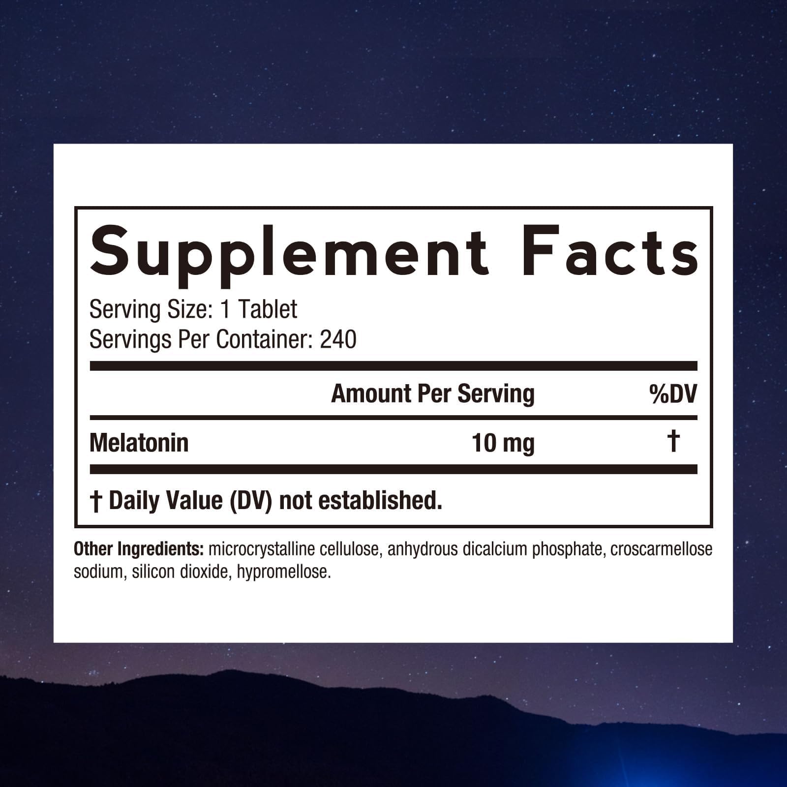 melatonin 10mg tablets for sleep support