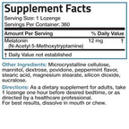 melatonin 12 mg for better sleep