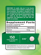 melatonin 12 mg for restful nights