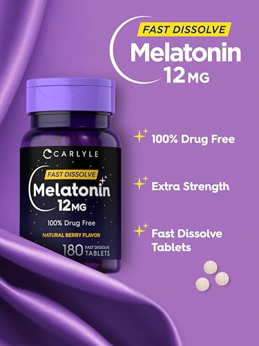 Melatonin 180 tablets for restful nights