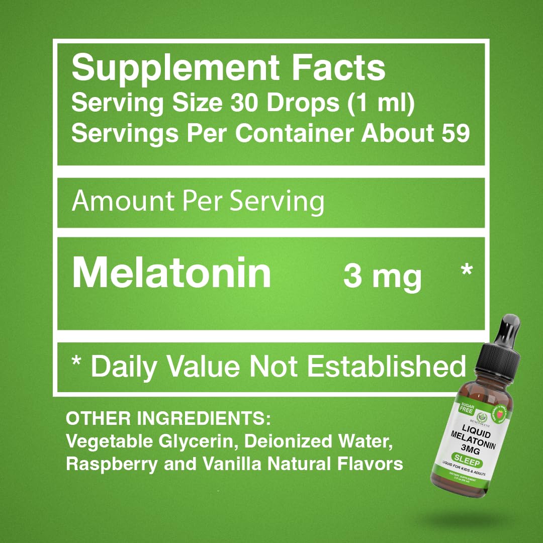 Melatonin 3 mg for nighttime calm