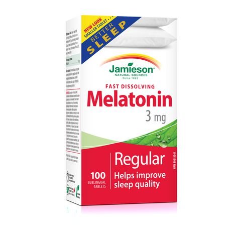 Melatonin 3 mg for restful sleep