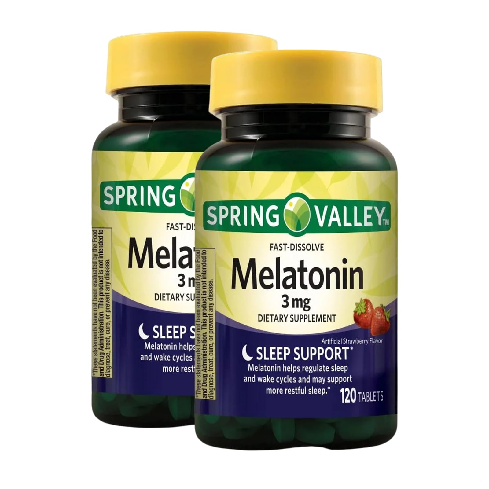 Melatonin 3 mg sleep aid tablets