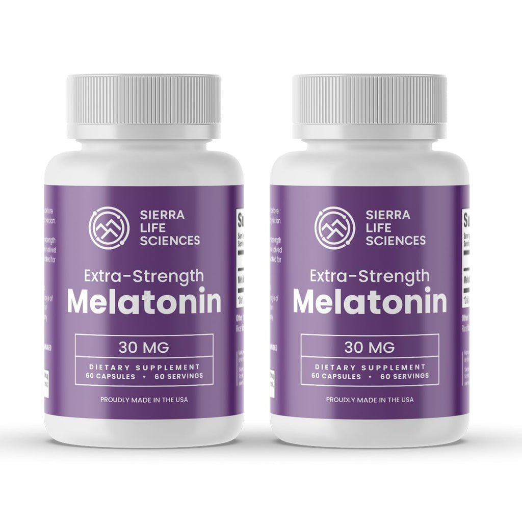Melatonin 30 mg sleep support capsules