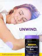 Melatonin 5 mg for improved sleep quality