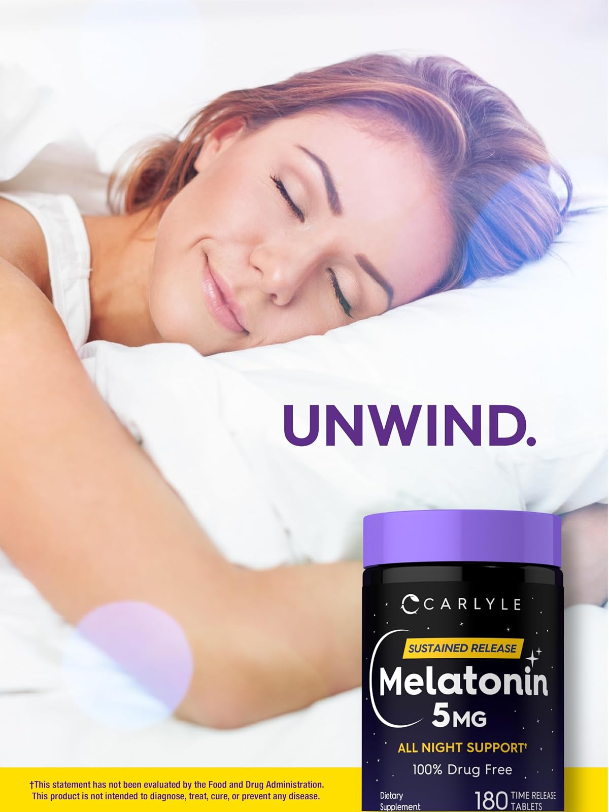 Melatonin 5 mg for improved sleep quality