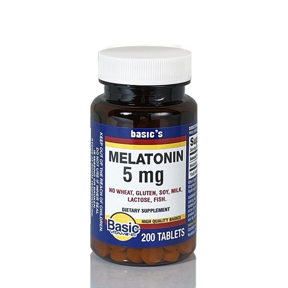 Melatonin 5 mg for restful sleep