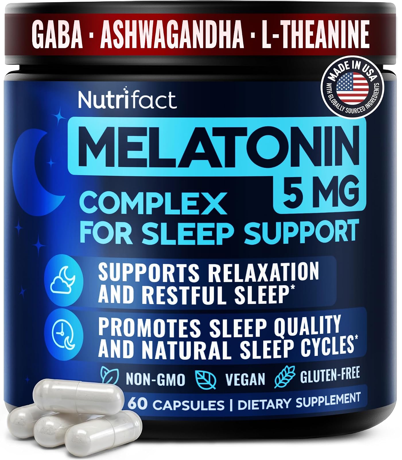 melatonin 5 mg sleep aid tablets